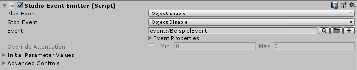 FMOD Events in Unity abspielen – Alessandro Famà
